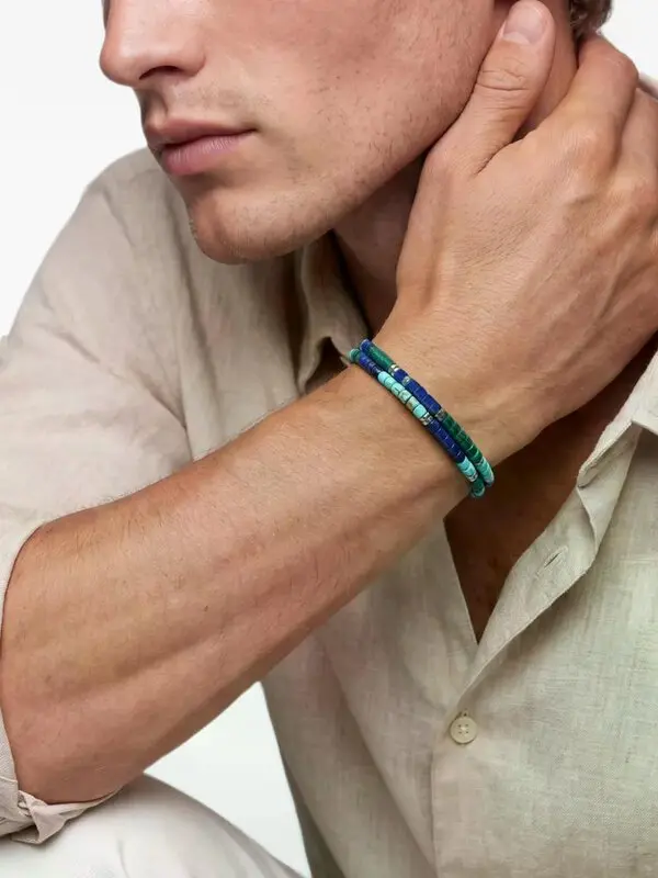 NIALAYA JEWELRY Heishi Double-wrap Bracelet