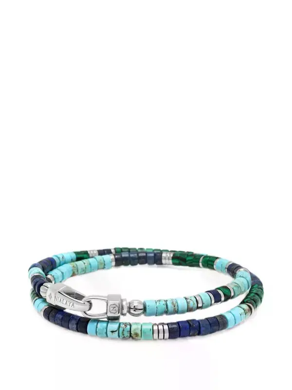 NIALAYA JEWELRY Heishi Double-wrap Bracelet