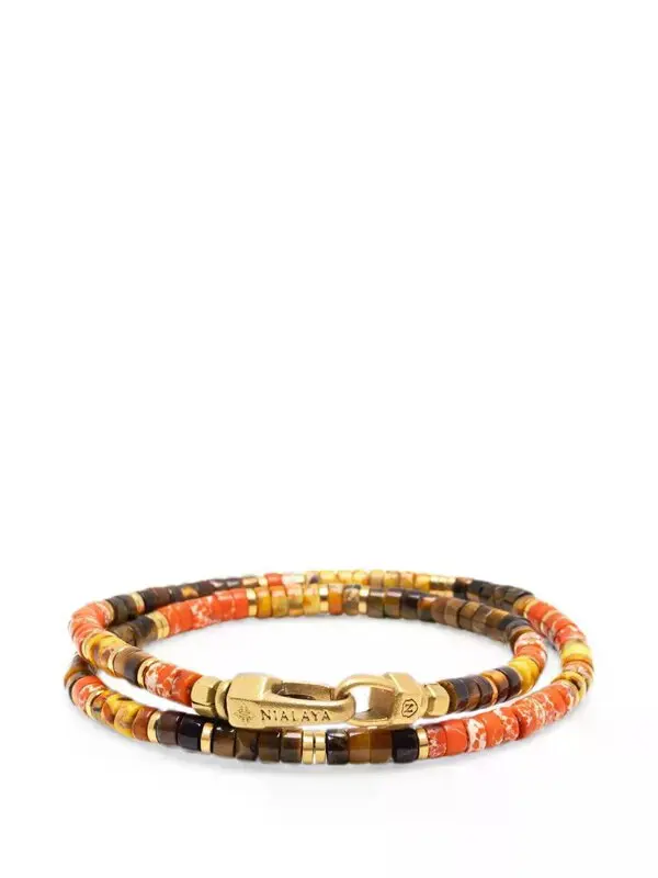 NIALAYA JEWELRY Beaded Bracelets - Gold