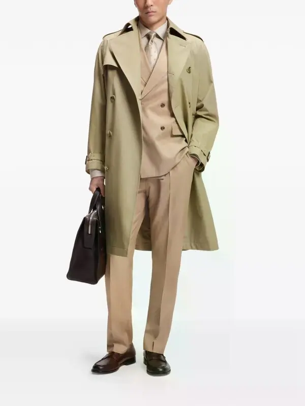 BOSS Double-breasted Trench Coat
