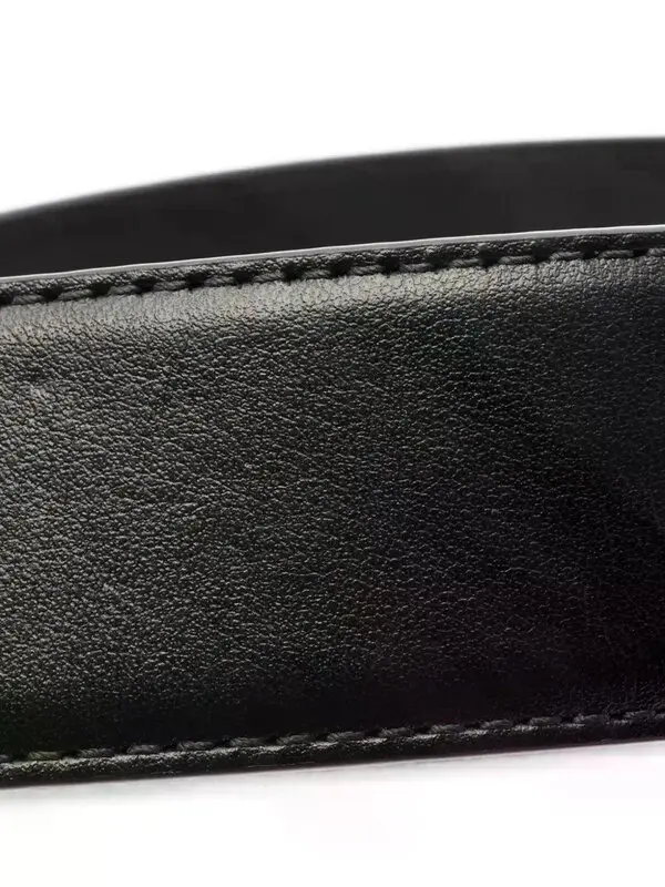 Balenciaga Bb Logo Buckle Leather Belt