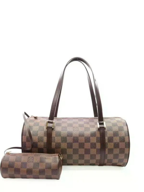 LOUIS VUITTON 30 Papillon Damier Ébène Holdall Bag