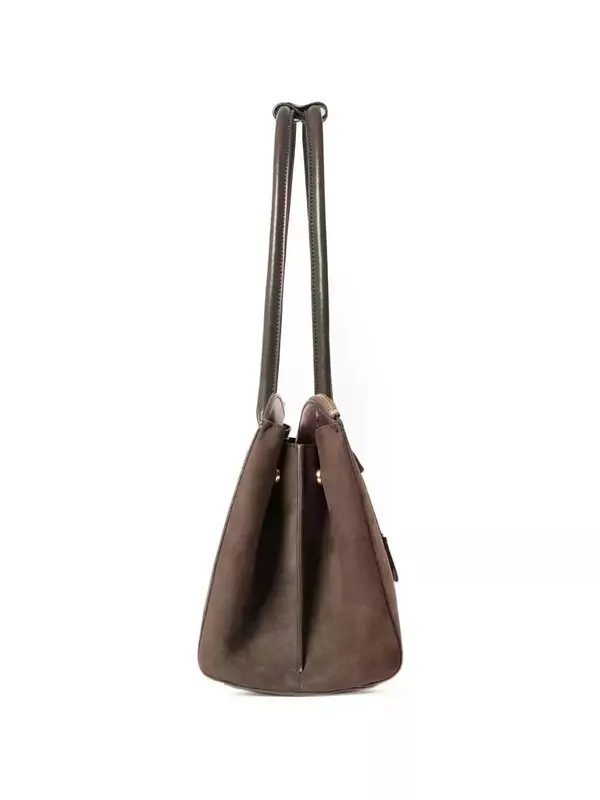Stella McCartney Padlock-detail Suede-effect Tote Bag