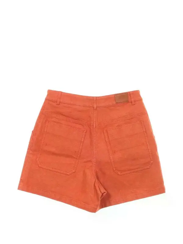 Hermès Serie Button Denim Shorts