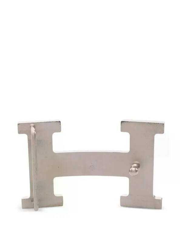 Hermès 2010s Constance H Belt Buckle - Silver