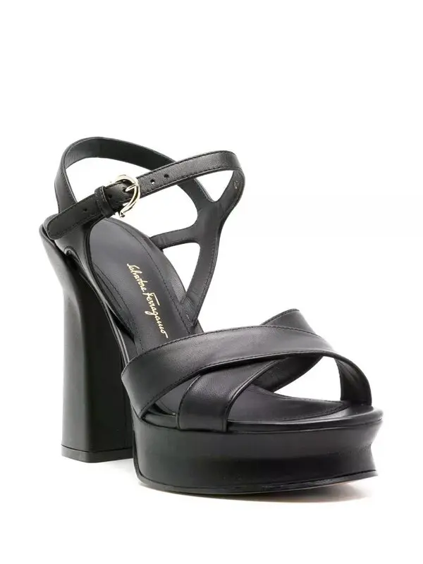 FERRAGAMO Crossover-strap High-heel Sandals