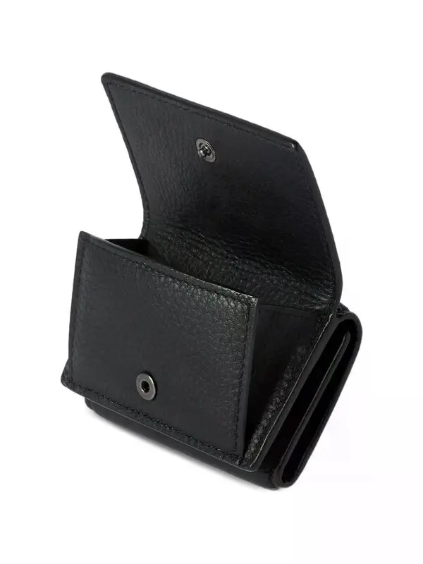 Brunello Cucinelli Grained Calfskin Tri-fold Wallet