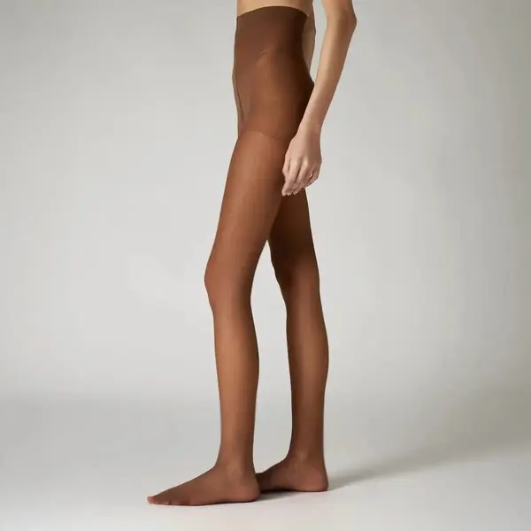 STEMS Stretch Control Sheer 15 Tights - Brown
