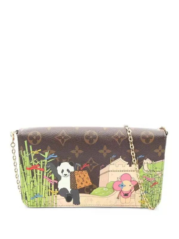 LOUIS VUITTON Vivienne Felicie Monogram Shoulder Bag - Brown