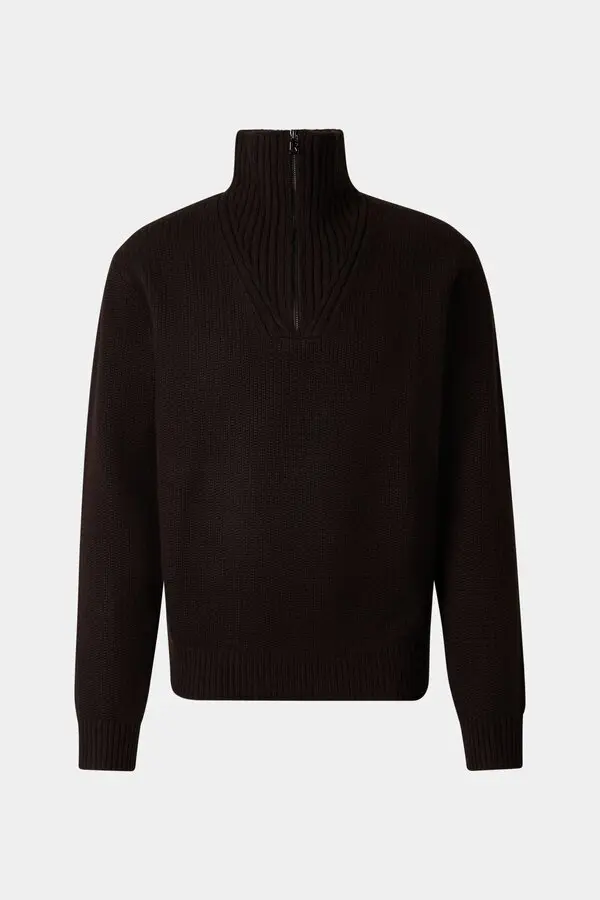 Bogner Walter Cashmere Turtleneck Sweater - Coffee