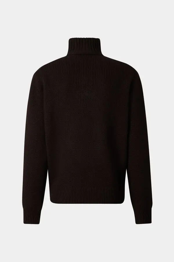 Bogner Walter Cashmere Turtleneck Sweater - Coffee