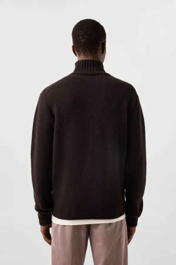 Bogner Walter Cashmere Turtleneck Sweater - Coffee