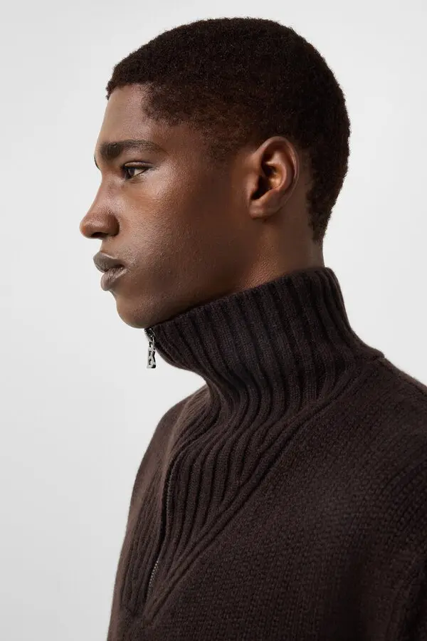 Bogner Walter Cashmere Turtleneck Sweater - Coffee
