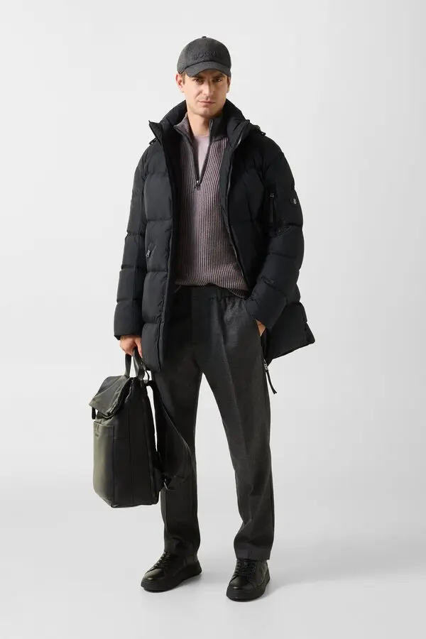 Bogner Dwayne Virgin Wool And Cashmere Turtleneck Sweater - Mauve/gray
