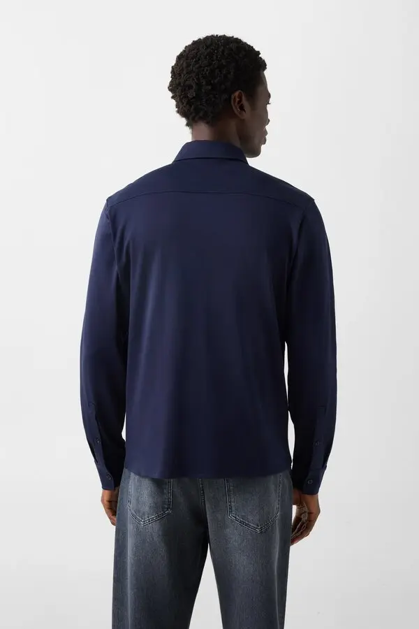 Bogner Franz Cotton Shirt - Navy