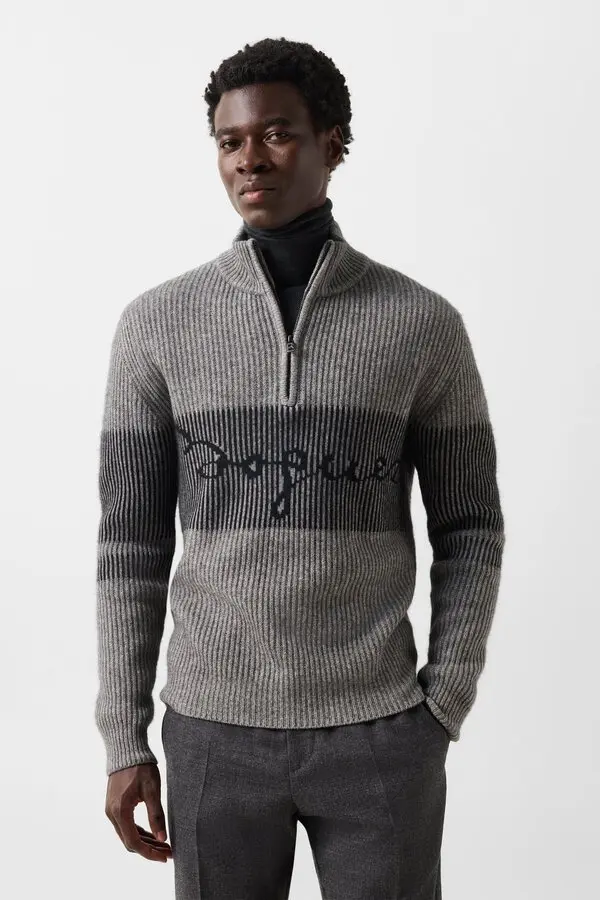 Bogner Loris Logo-jacquard Ribbed Turtleneck
