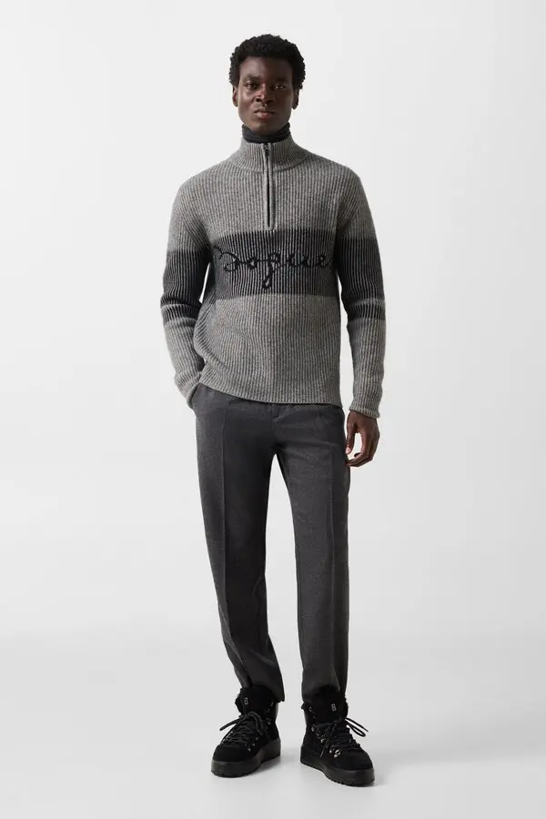 Bogner Loris Logo-jacquard Ribbed Turtleneck