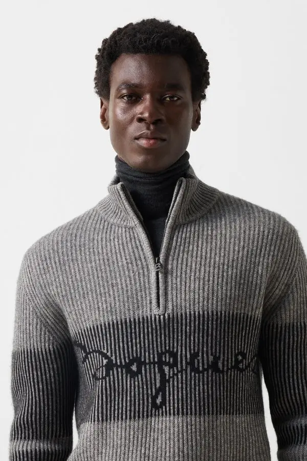 Bogner Loris Logo-jacquard Ribbed Turtleneck