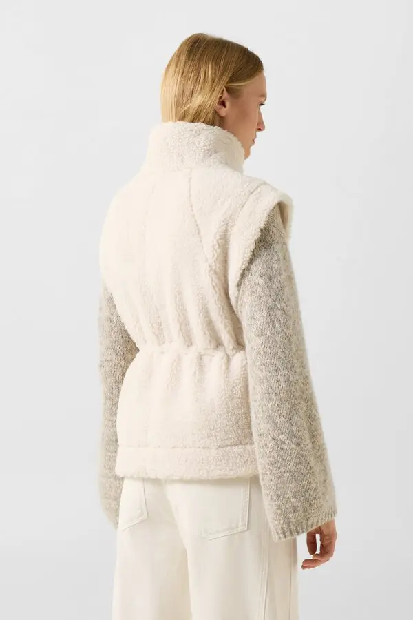 Bogner Kylie Teddy Vest - Off-white