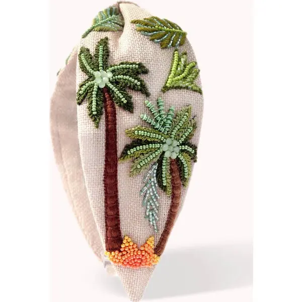 HAIR DRAMA CO Palm Retreat Embellished Headband