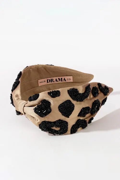 HAIR DRAMA CO Embellished Knotted Hair Band