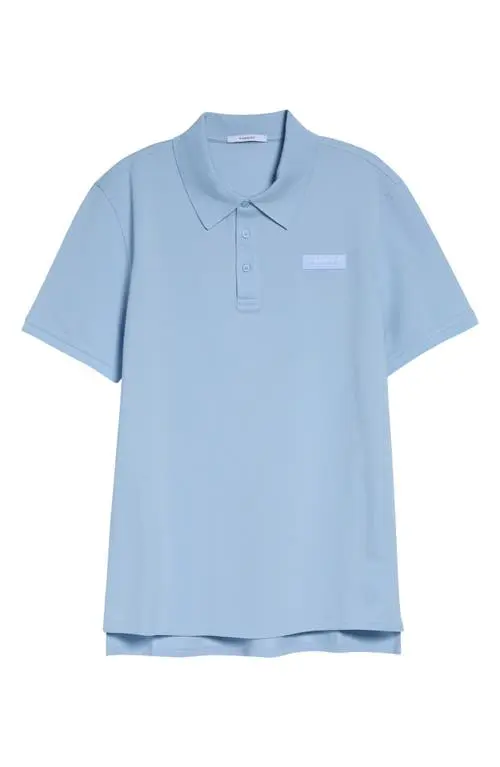 Givenchy Regular Fit Cotton Piqu Polo - Light Blue