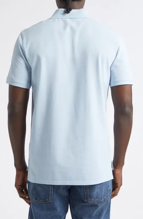 Givenchy Regular Fit Cotton Piqu Polo - Light Blue