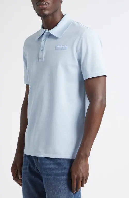 Givenchy Regular Fit Cotton Piqu Polo - Light Blue