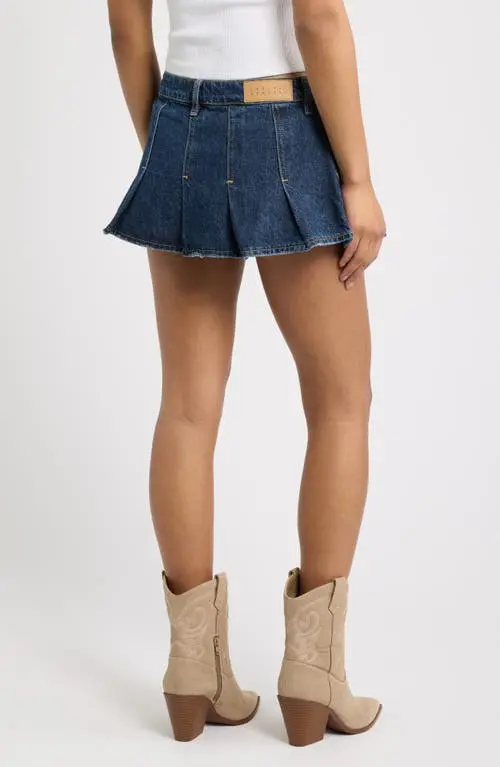 PACSUN Piper Denim Micro Miniskirt - Medium Indigo
