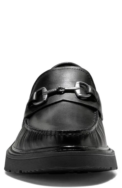 Cole Haan Broome Grand Lug Sole Bit Loafer - Black/black