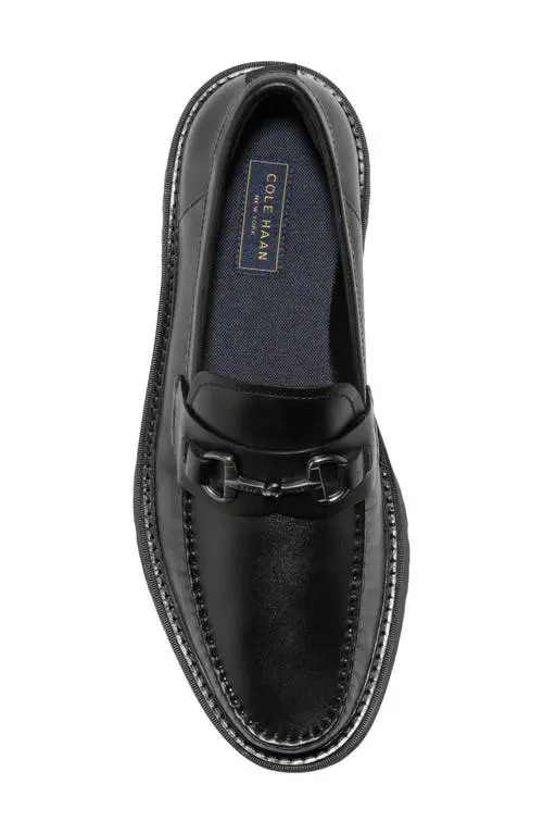 Cole Haan Broome Grand Lug Sole Bit Loafer - Black/black