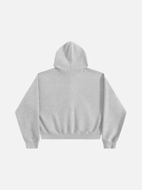 AELFRIC EDEN Boxy Metal Toggle-zip Up Hoodie