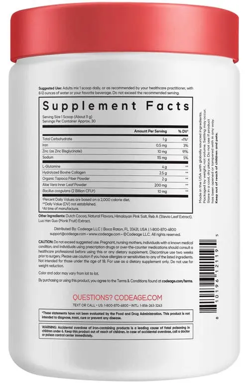 CODEAGE Gut Muscle Formula