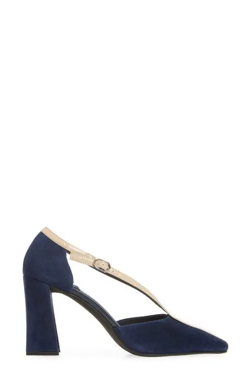 Jeffrey Campbell Mckinley Pump With Cutout Sides And Adjustable Strap