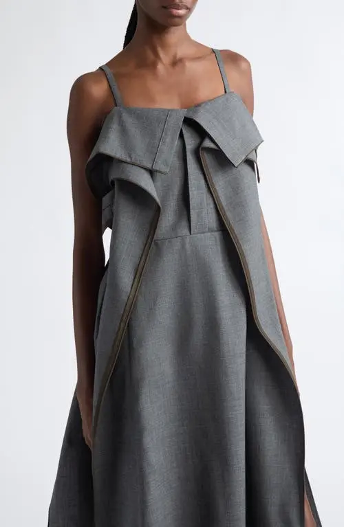 Sacai Suiting Midi Dress