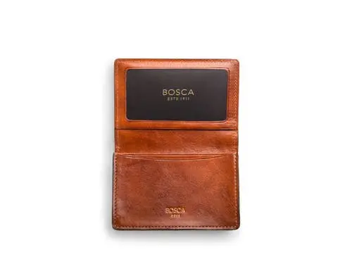 Bosca Dolce Full Gusset 2 Pocket Card Case With Id