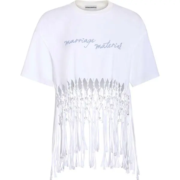 BRIDEMERCH Marriage Material Beach Tee