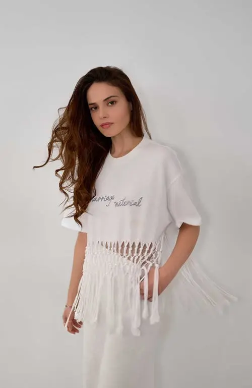 BRIDEMERCH Marriage Material Beach Tee