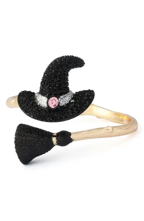 Betsey Johnson Witch Hat & Broom Bypass Bracelet