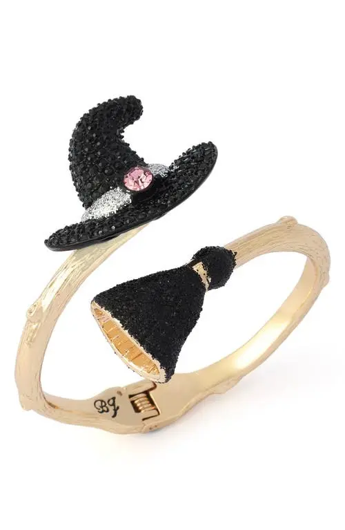 Betsey Johnson Witch Hat & Broom Bypass Bracelet