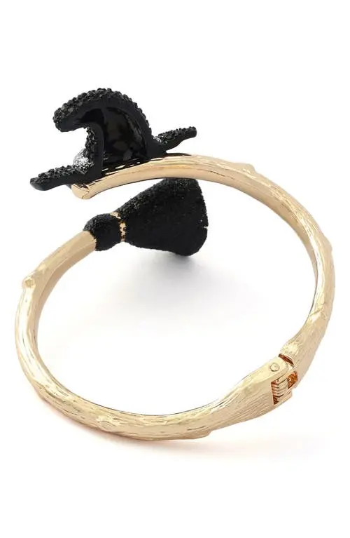 Betsey Johnson Witch Hat & Broom Bypass Bracelet