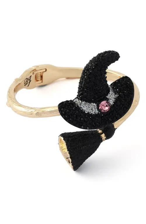 Betsey Johnson Witch Hat & Broom Bypass Bracelet