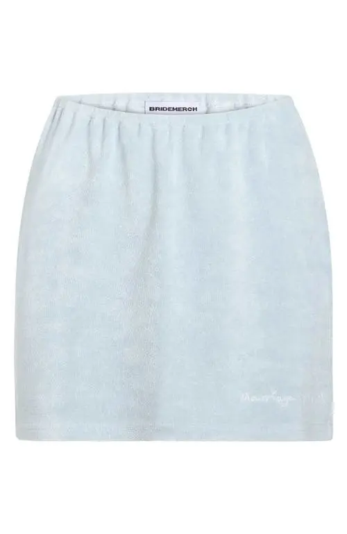 BRIDEMERCH Terrycloth Midi Skirt
