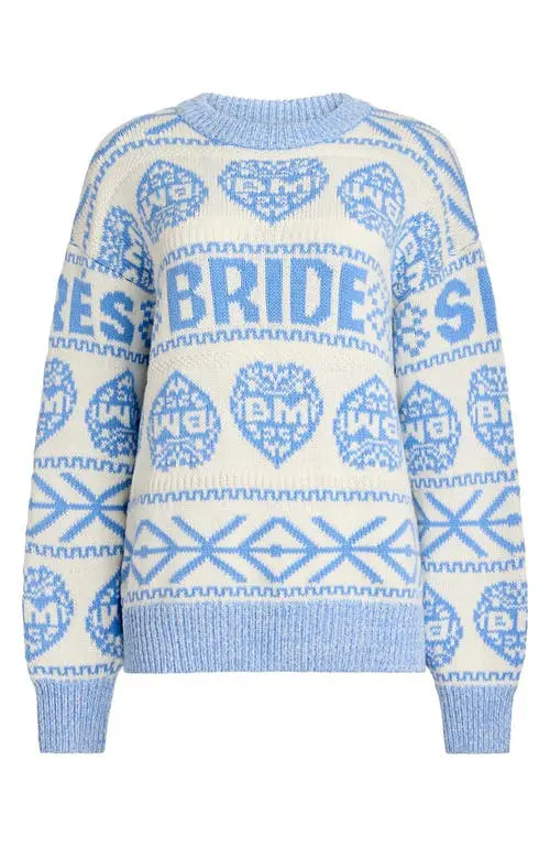 BRIDEMERCH Après Bride Fair Isle Pullover Sweater