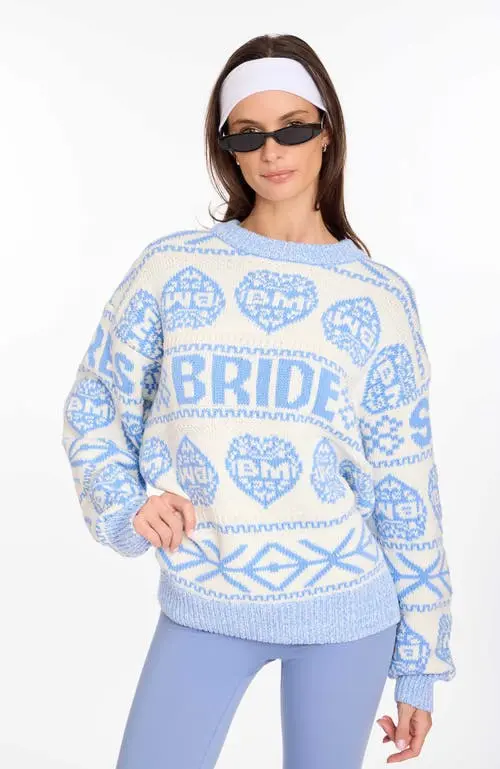 BRIDEMERCH Après Bride Fair Isle Pullover Sweater