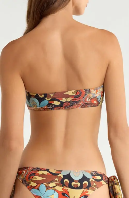 JADED LONDON Scarf Print Bikini Top