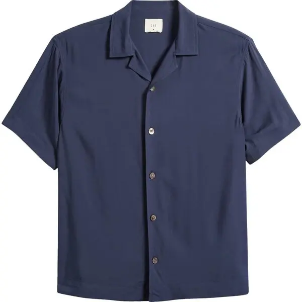 CHE Valbonne Boxy Fit Solid Camp Shirt
