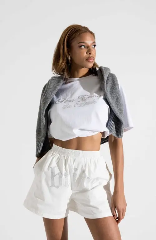 BRIDEMERCH Bride Rhinestone Boxer