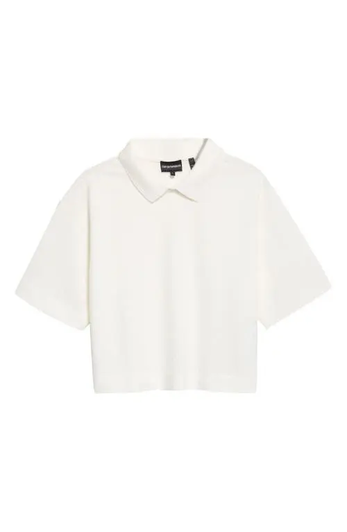 Emporio Armani Jerseywear Chevron Jacquard Knit Top