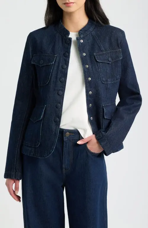 Rag & Bone Mercer Cotton Denim Blazer